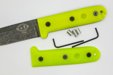 TKC: G10 Handle for ESEE PR4 - Neon Yellow