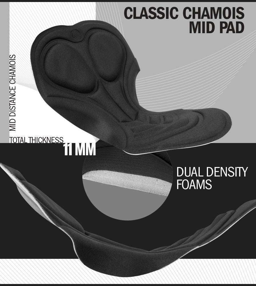 Classic Chamois Pad | Replacement Sewn-in Pad | Foam Anti-Chafe Pad