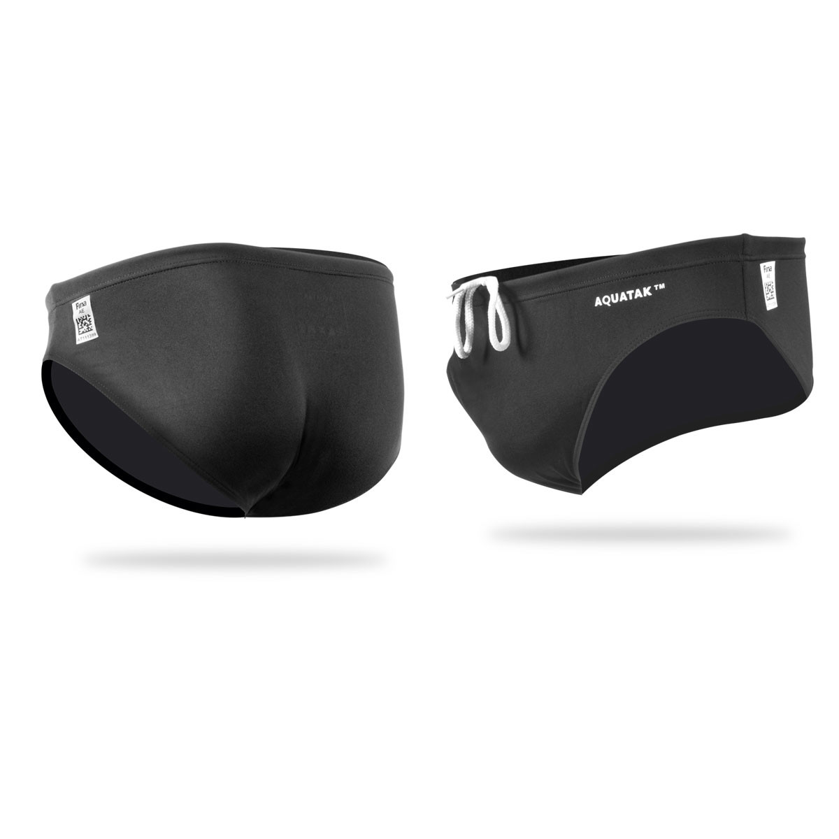 Men's Black Swim Briefs | FINA Approved Racing Swimwear for Men