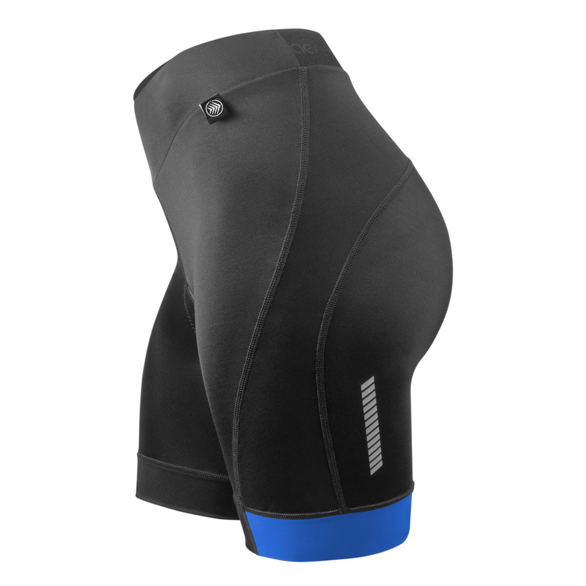 Women's Elite Long Distance Padded Bike Shorts with Reflective Trim
