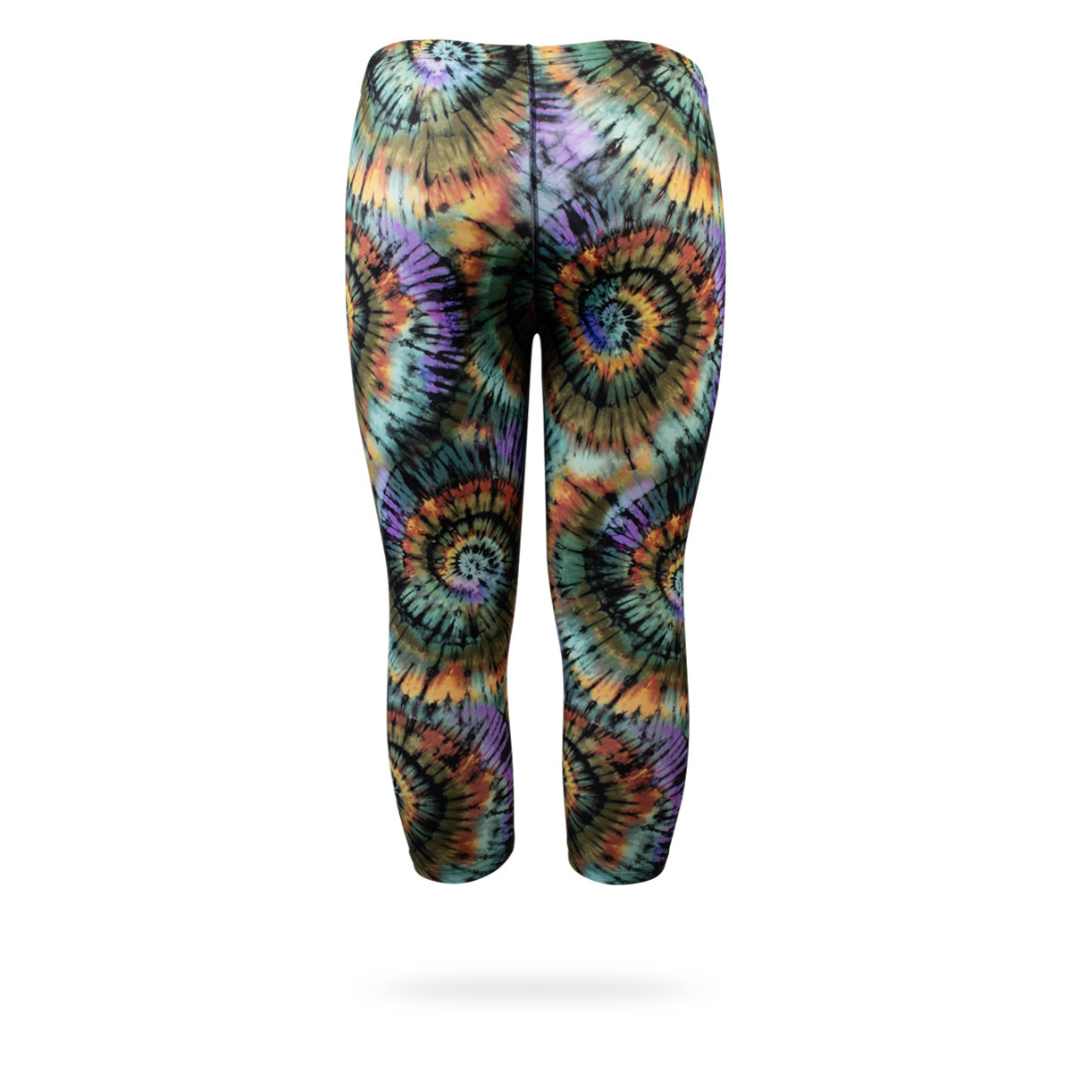 Women's Wild Print Compression Spandex Padded Cycling Capris