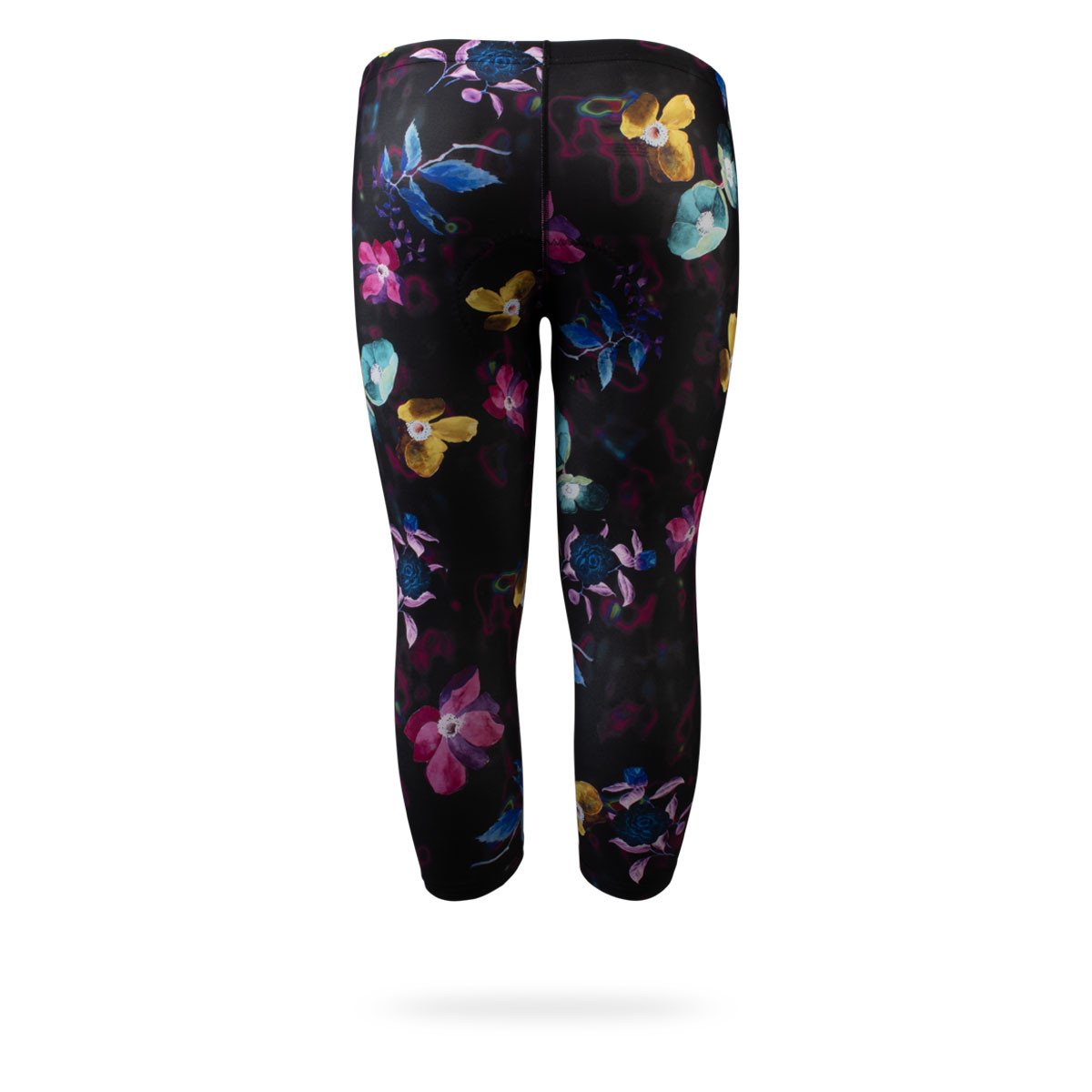 Women's Wild Print Compression Spandex Padded Cycling Capris