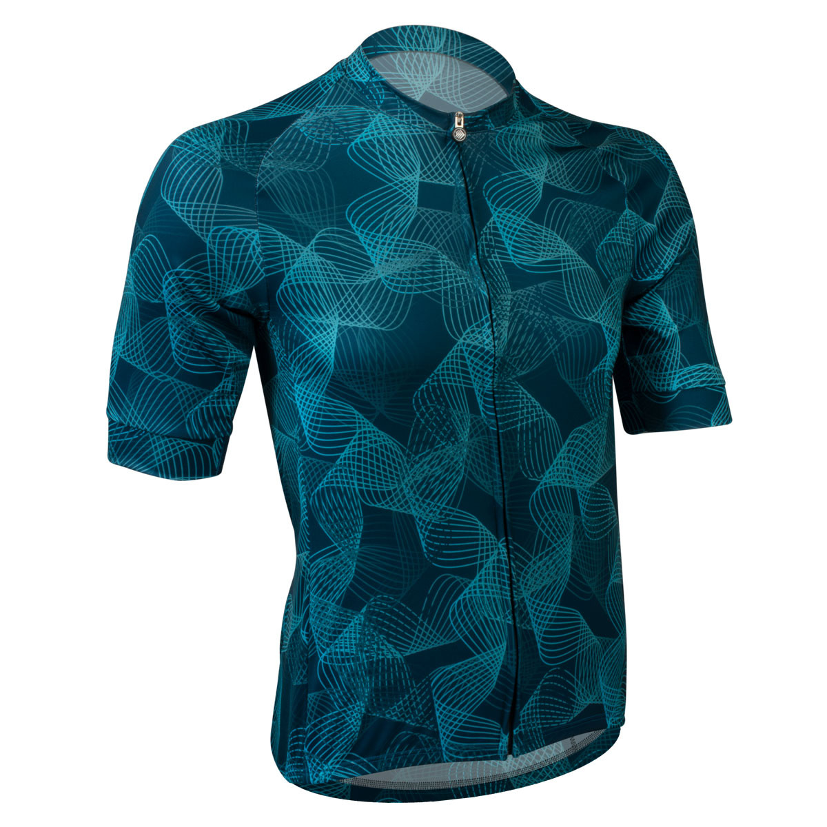 Men's Premium Printed Short Sleeve Tailored Fit Cycle Jersey