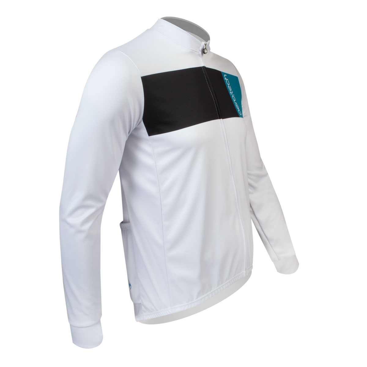Men's Sun Protection Lightweight Long Sleeve Block Design Bike Jersey