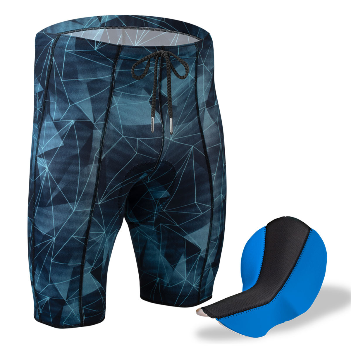 Motion Padded Bike Shorts | Wild Print Compression Spandex | Aero Tech