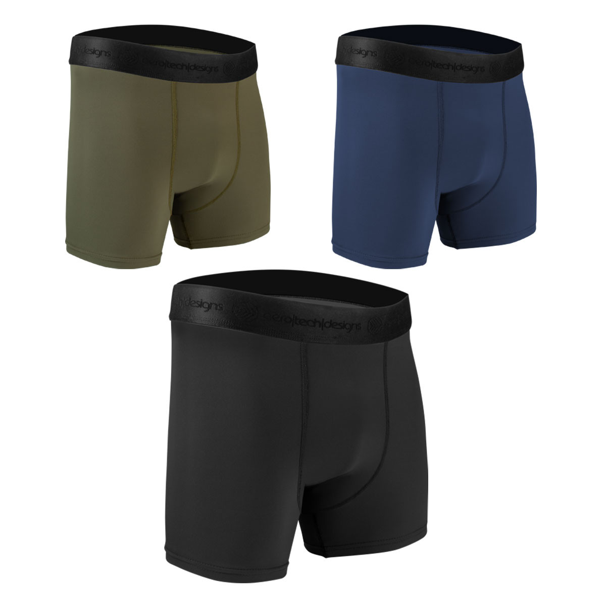 Men's High Performance 5" Inseam Unpadded Athletic Boxer Brief | Aero Tech