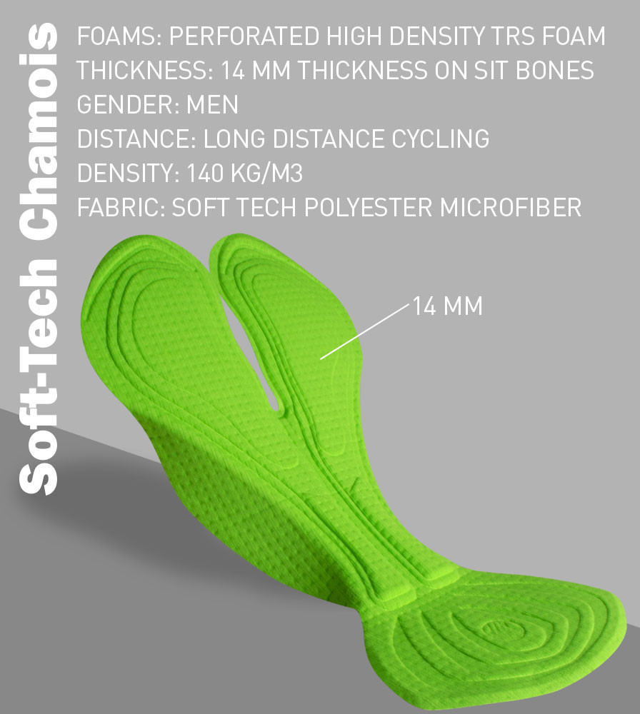 Soft-Tech Chamois Pad | Replacement Sewn-in Pad | Breathable Crotch Pad