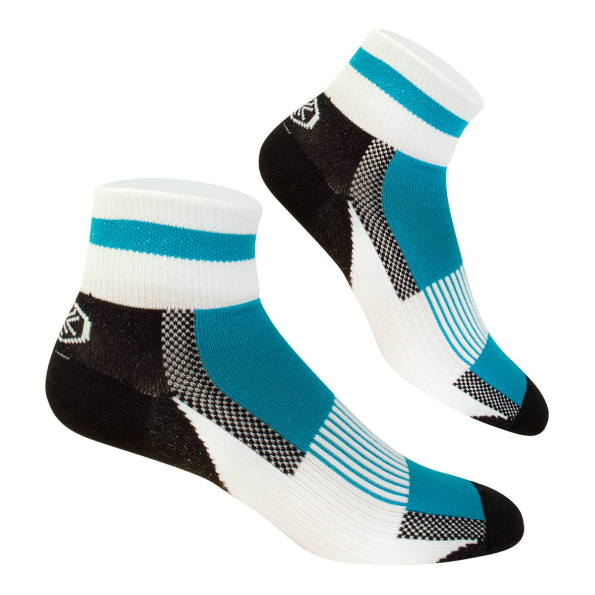 Aero Tech Coolmax Quarter Crew Socks - Athletic Sock Made in USA