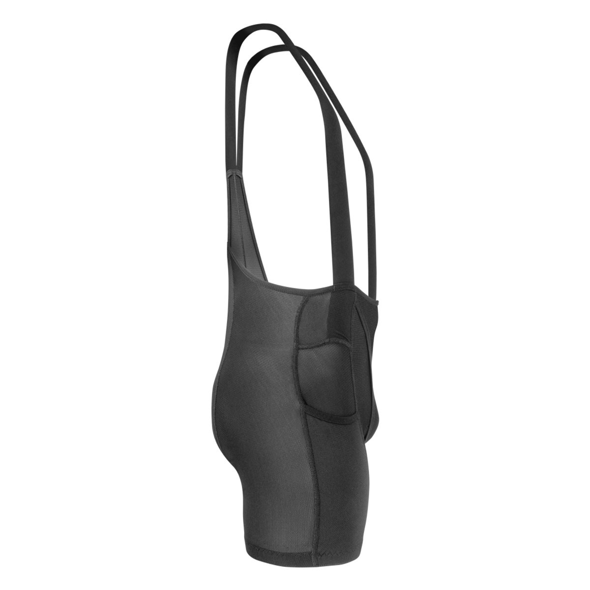 Men's Stretch Mesh Bib-Liner | 5 Inch Inseam Padded Cycling Underwear