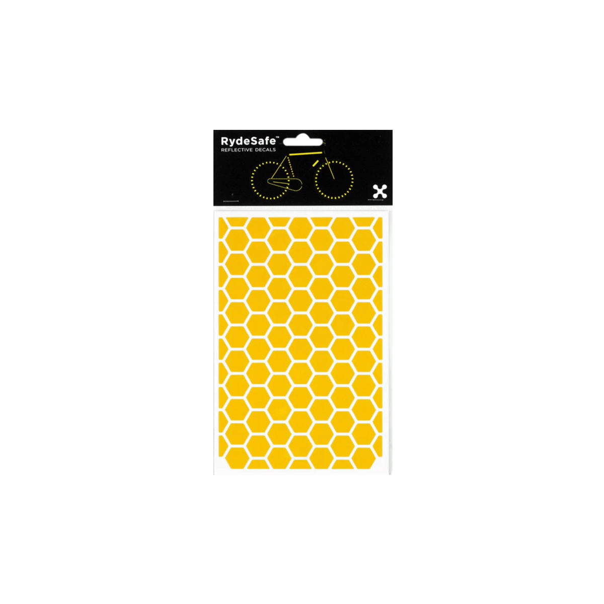 RydeSafe Reflective 3M Scotchlite Hexagon Stickers for Safety