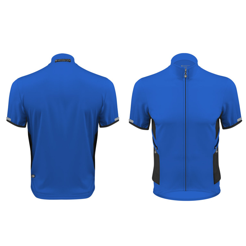 Elite Recumbent Cycling Jersey with Full Zipper and Side Pockets