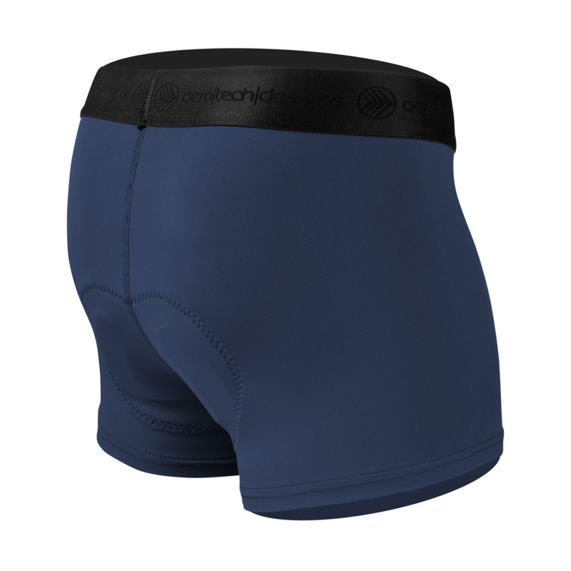 Men's Shorty Cycling Underwear | 3" Inseam Padded Boxer Brief | Aero Tech