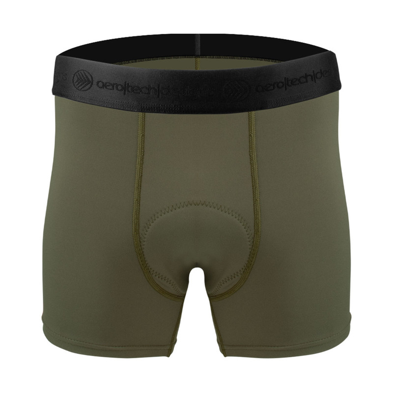 Men's Shorty Cycling Underwear | 5" Inseam Padded Boxer Brief | Aero Tech