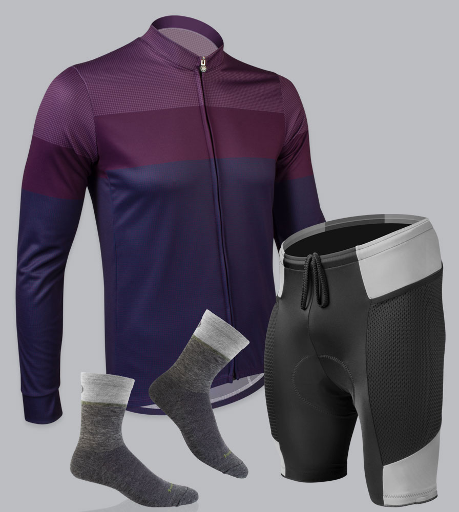 Men's Zenith Cycling Jersey | Long Sleeve Sprint Fit | Aero Tech Designs