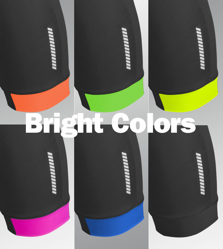 Women's Elite Long Distance Padded Bike Shorts with Reflective Trim