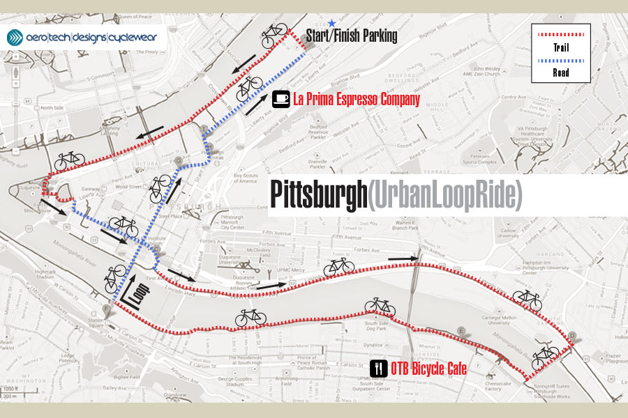 Pittsburgh PA Bike Ride - City Tour - Aero Tech Designs Cyclewear