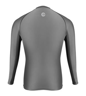 Long Sleeve Spandex Compression Base Layer in Black, Gray, and White