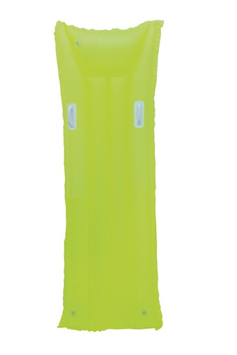 Inflatable Neon Yellow Air Mattress Swimming Pool Raft Float, 72-Inch ...