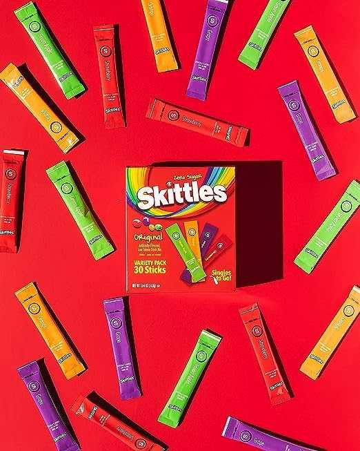 All Sport - 10122541 Low Cal Skittles Drink Mix Sticks - State Safety