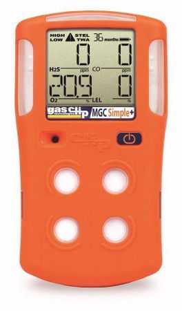 Multi Gas Clip 4-Gas Monitor (H2S,O2,CO, and LEL) MGC-S-PLUS