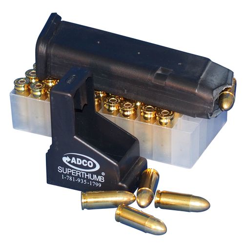 ADCO ST2 Super Thumb Mag Loader Wide Body Double Stack 9mm Luger, 40 S ...