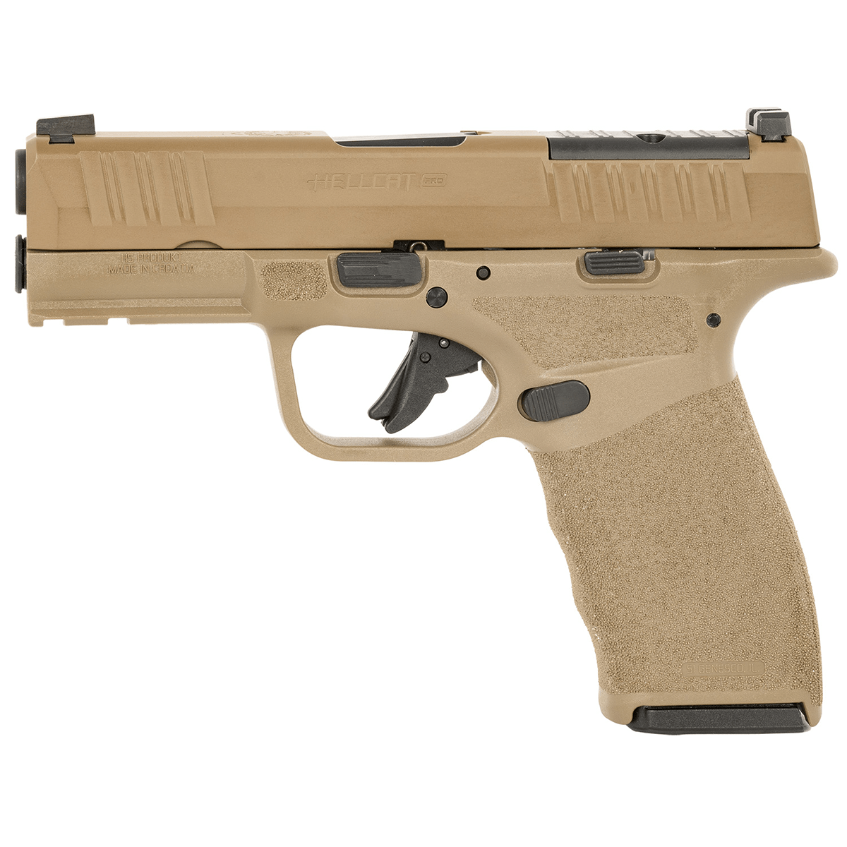 Springfield Hellcat Pro EDC 9mm Optic Ready Compact Pistol FDE