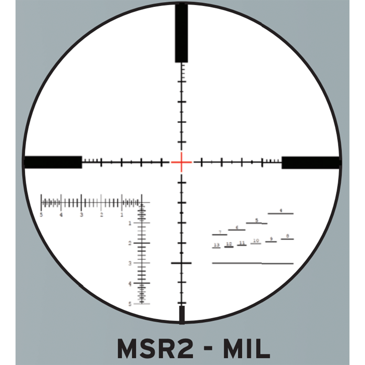 Steiner 5124 T6Xi 5-30x56mm 34mm MSR2 MIL Reticle Precision Rifle Scope