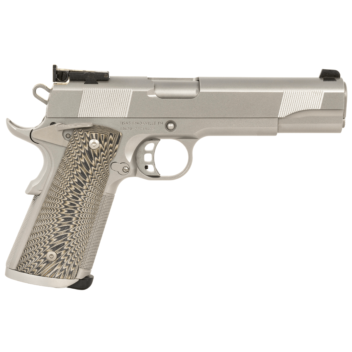 Tisas 1911 Match Full Size Frame 45 ACP Stainless Semi Automatic Handgun