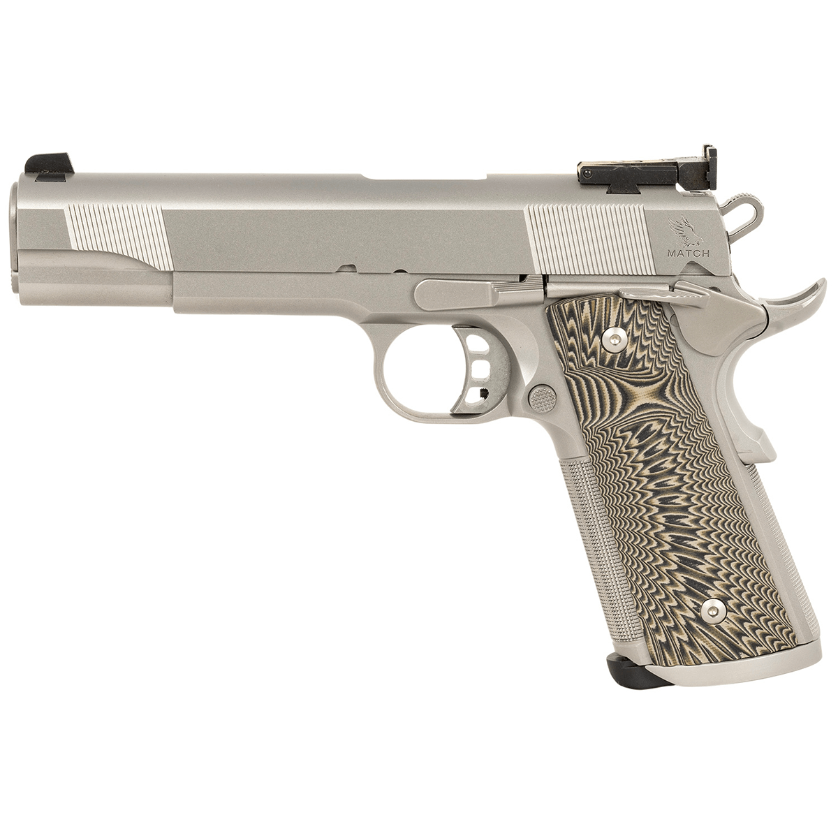 Tisas 1911 Match Full Size Frame 45 ACP Stainless Semi Automatic Handgun