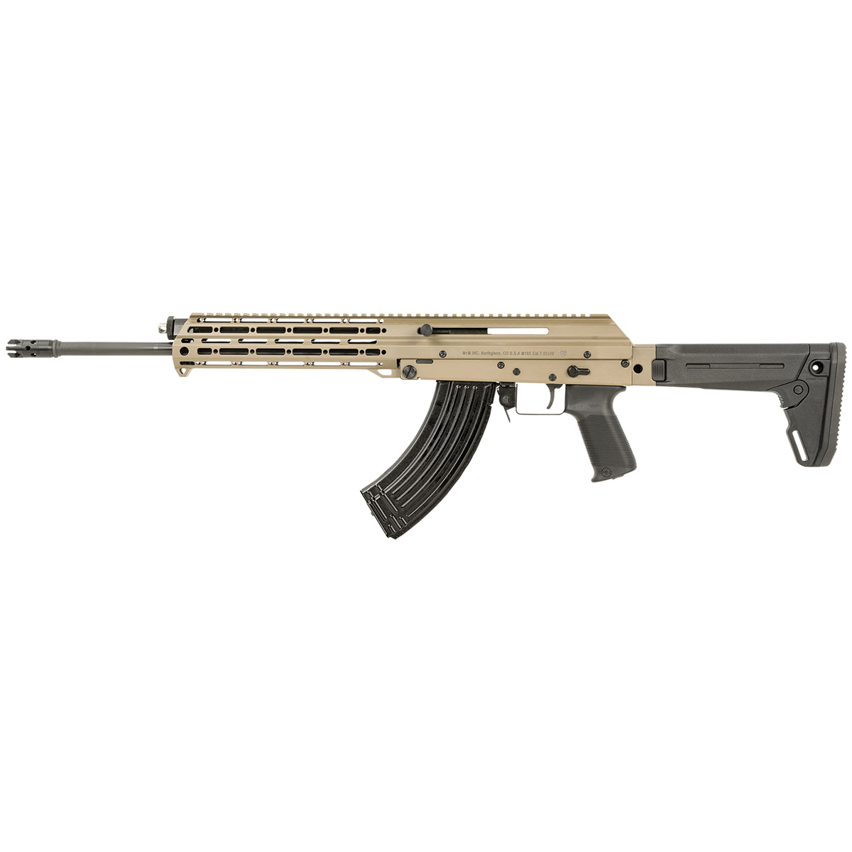 M+M Industries M10X Plus 7.62x39mm AK-47 Semi Automatic Rifle | DEGuns