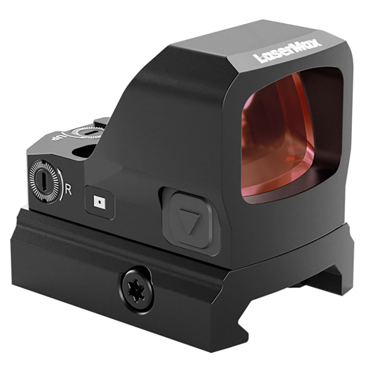 LaserMax Micro Red Dot Sight Matte Black 4 MOA Red Dot