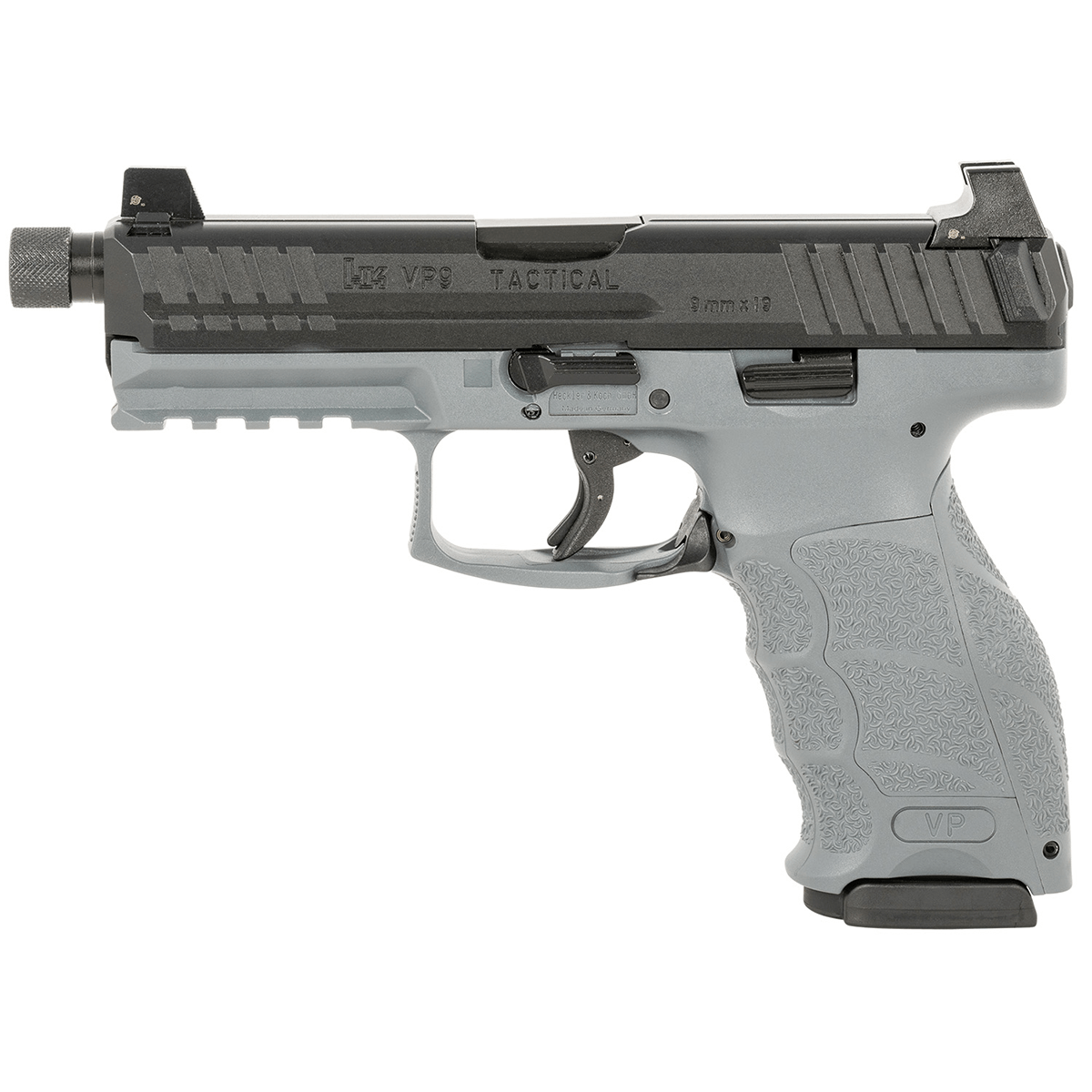 HK VP9 Tactical Full Size Gray 9mm Semi Automatic Handgun