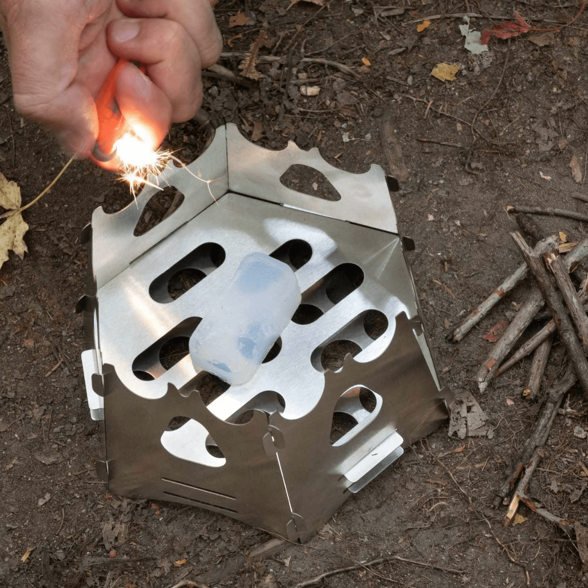 Survive Outdoors Longer 01401239 SOL Fire Lite 4 Packs of 12 Cubes