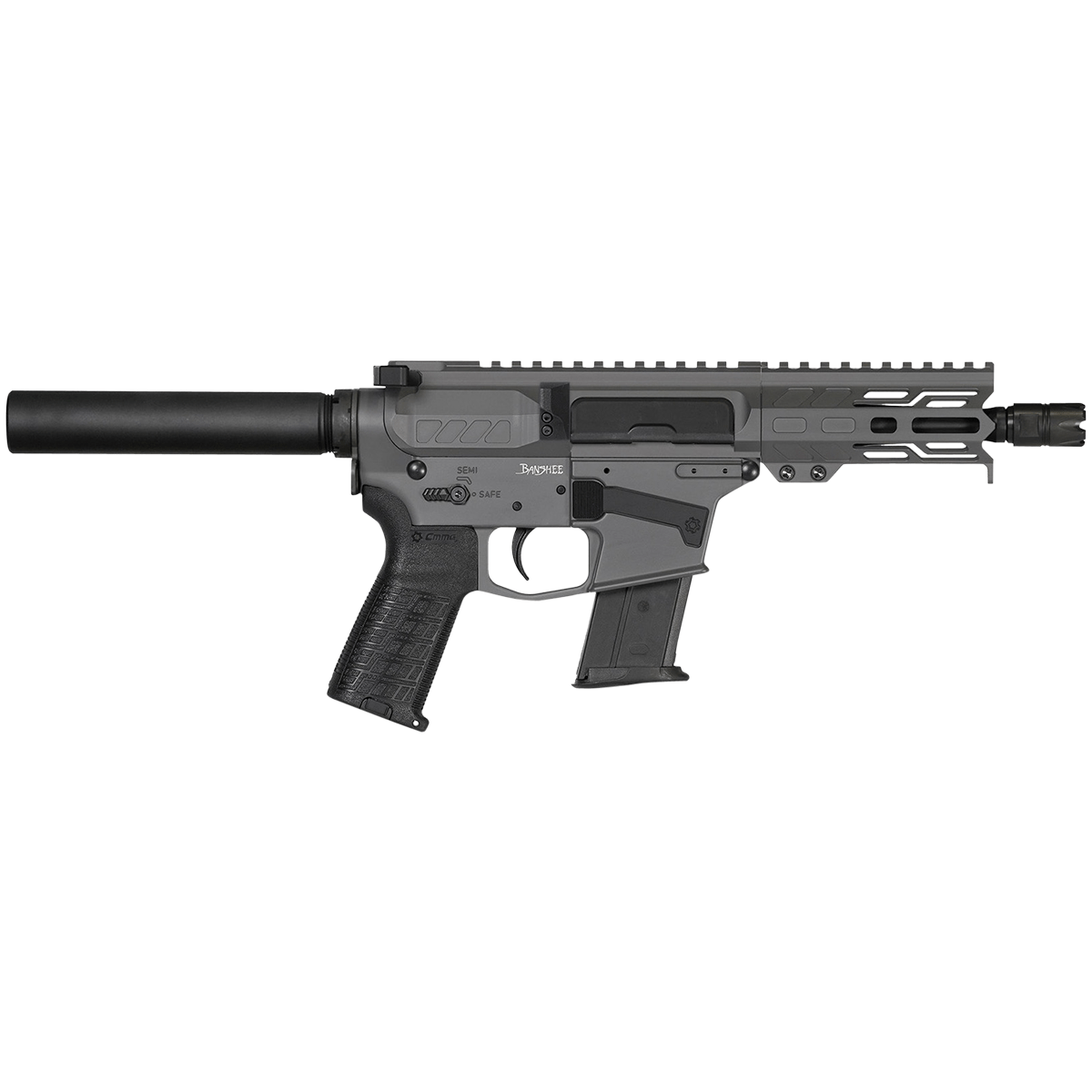 CMMG Banshee MK57 5.7x28mm Tungsten Gray AR-15 Semi Automatic Handgun