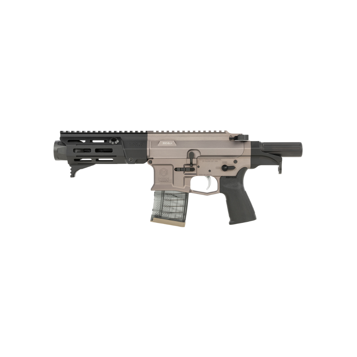 Maxim Defense PDX 505-SPS Urban Grey SCW Pistol System - 300 Blackout ...