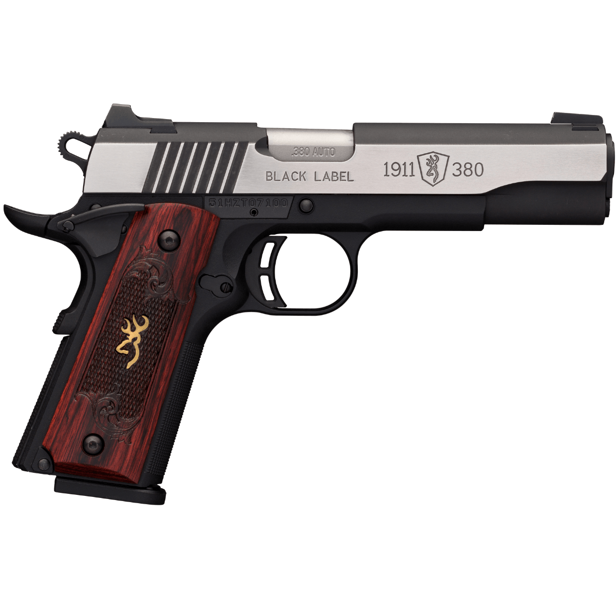 Browning 1911-380 Black Label Medallion Pro Compact 380 ACP Pistol with ...