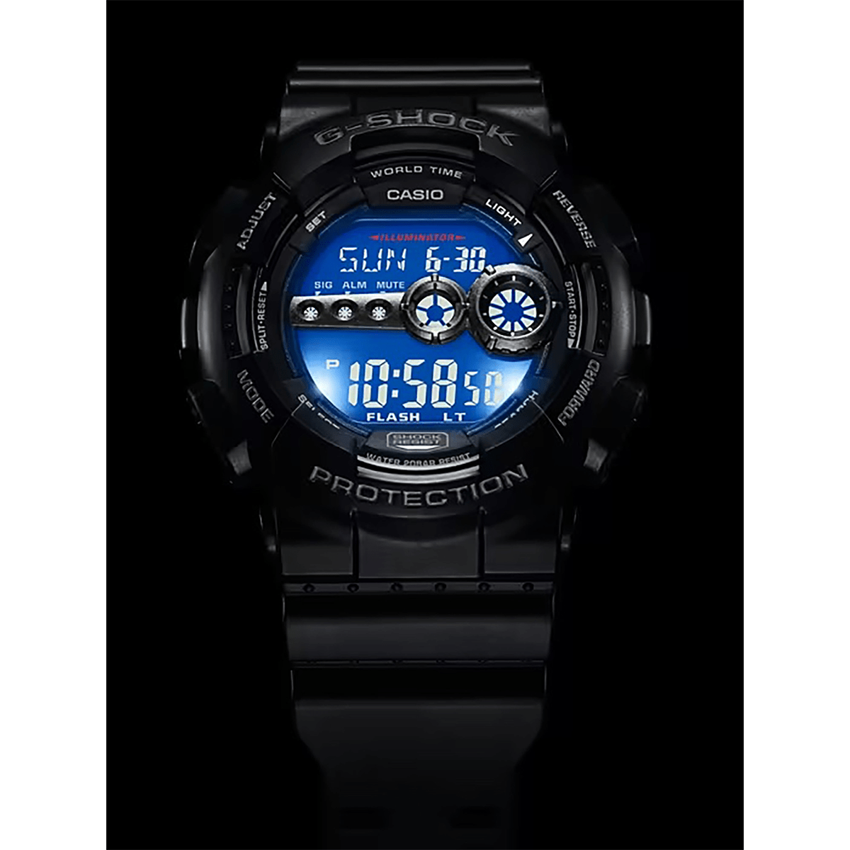 G-shock GD1001B G-Shock Tactical Black Stainless Steel Bezel