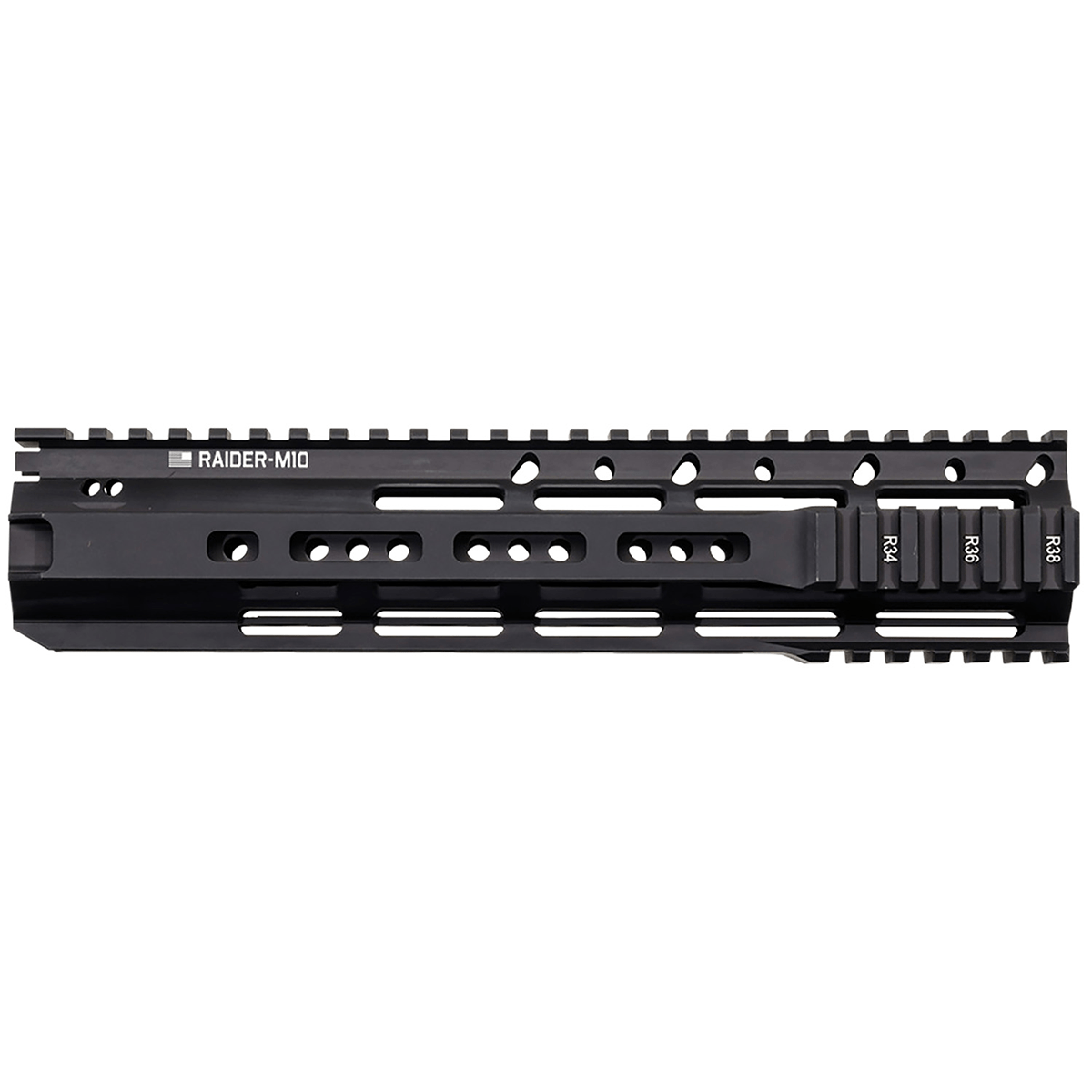 BCM RAIDERM10556BL RAIDER-M13 Rail Black Anodized 10.00" M-LOK Free ...