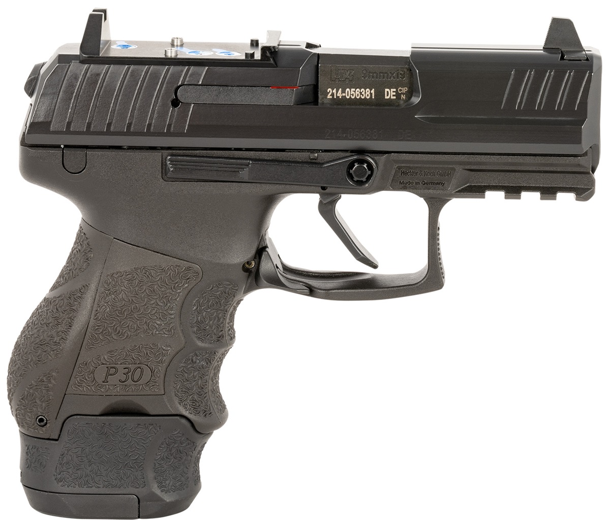 Langdon Tactical Tech P30SK LEM 9mm Luger 10+1/13+1 4.40" Black Steel ...
