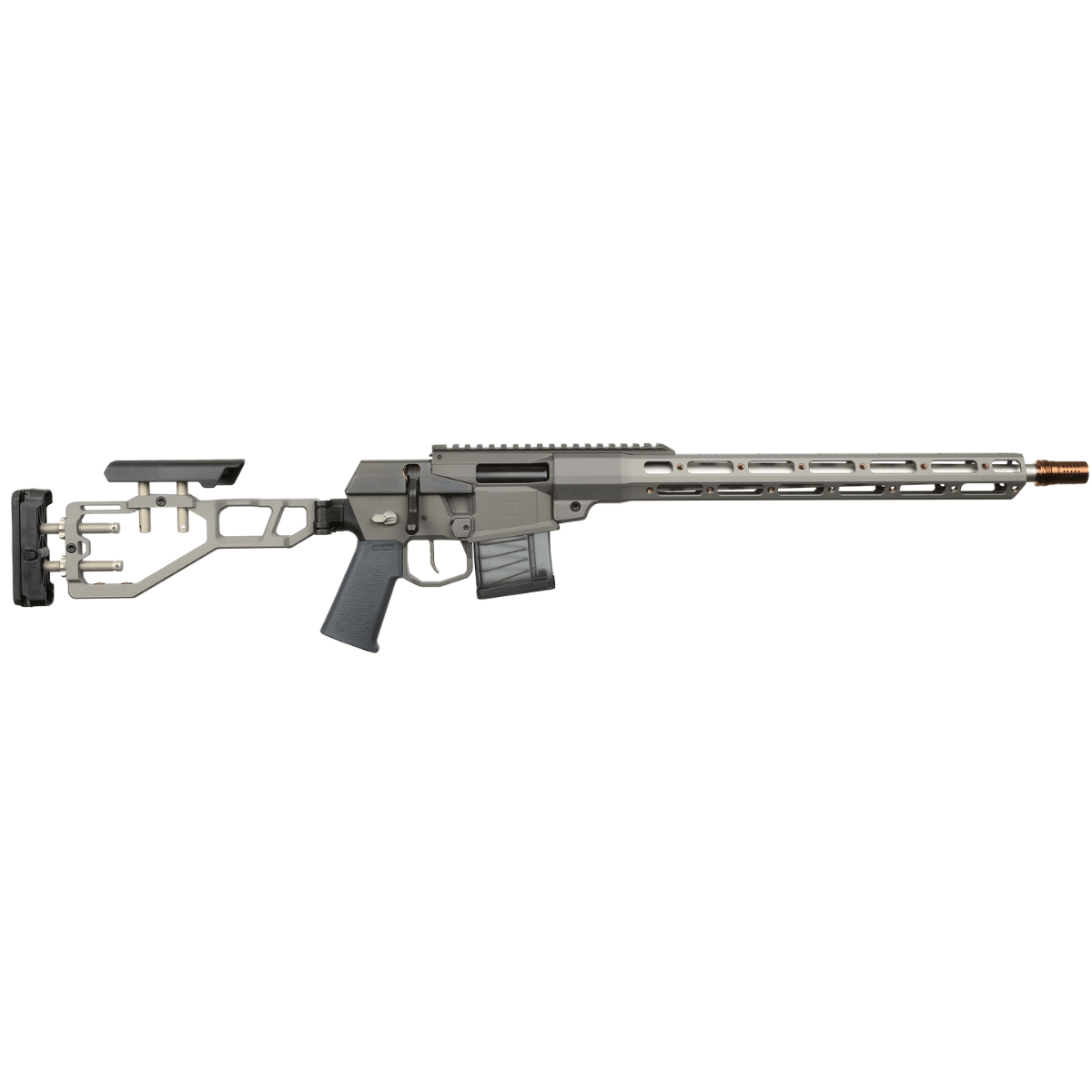 Q LLC Mini Fix Rifle, 16" Gray Picatinny Rail M-LOK Handguard Adj ...