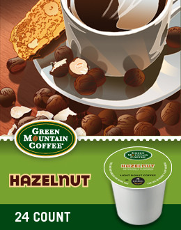 Green Mountain Coffee - Hazelnut - 24 Cups