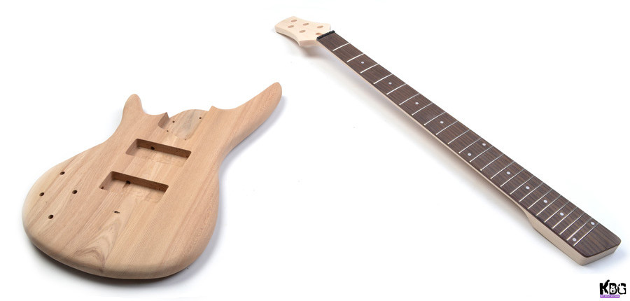 Left Handed Ash DIY Bass SR Ibanez Style Build Your Own Kit