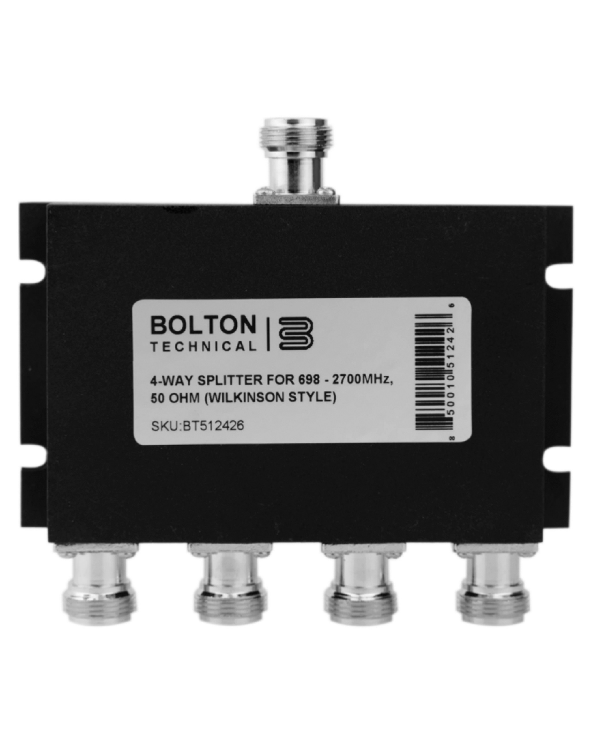 4-Way Splitter - for 689-2700 MHz Wilkinson Style 50 Ohm