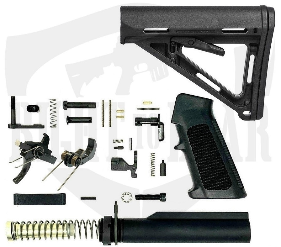 Complete Lower Parts Build Kit - Magpul MOE Stock