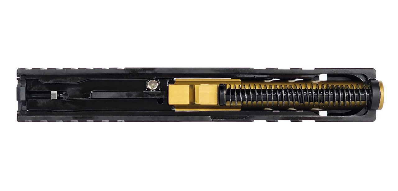 RTB G19 Complete Slide Assembly with Gold TiN Barrel & Slide Components ...