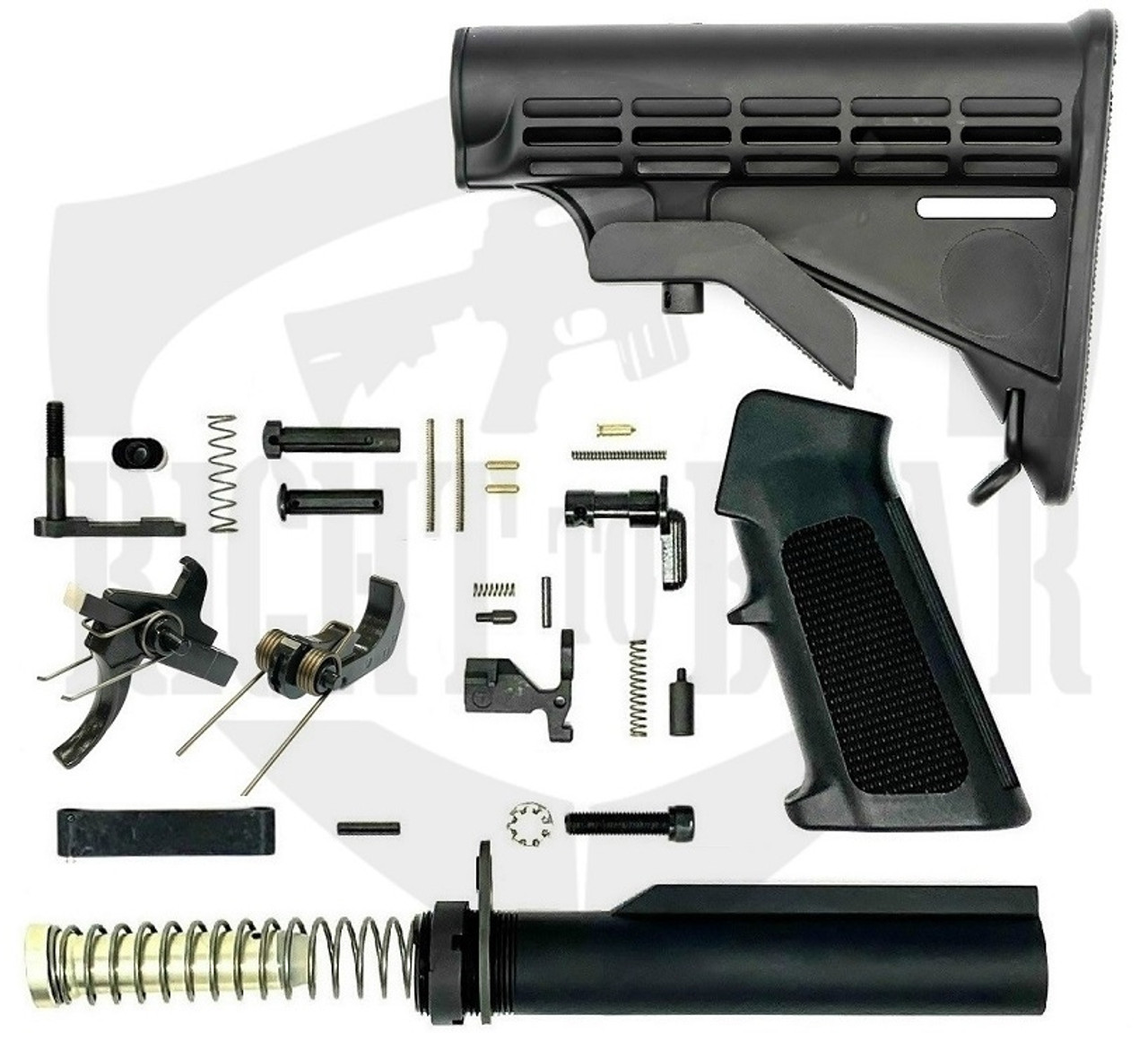Complete Lower Parts Build Kit - Mil-Spec M4 Stock