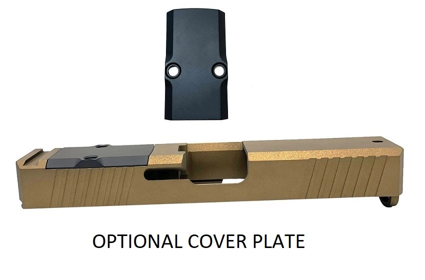 Glock 19 9mm Gen 3 Slide - Trijicon RMR - Lightening Cuts