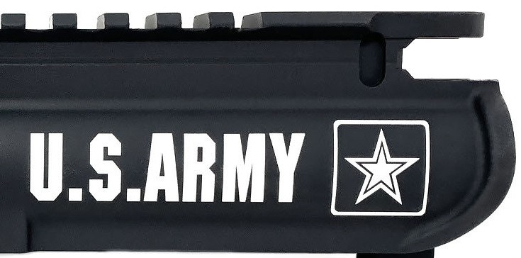 Custom Engraved M4 Upper - United States Army