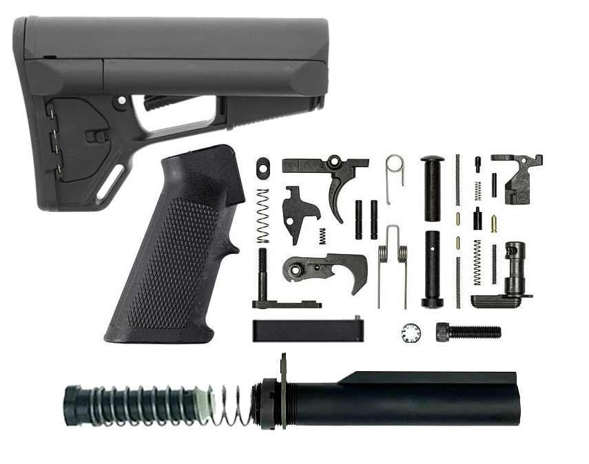 BN + Magpul Complete AR-15 Lower Build Kit - Magpul ACS Stock Mil-Spec ...