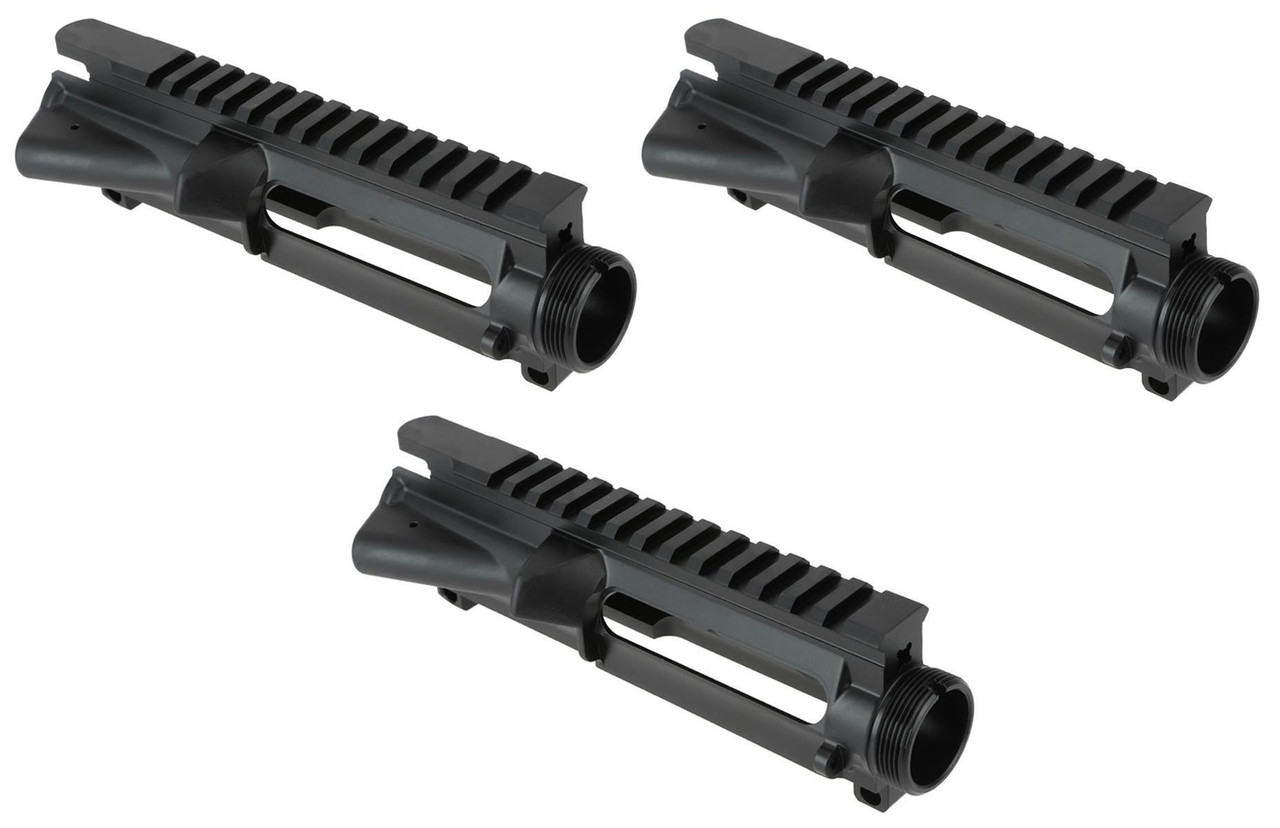 3 PACK | M4 Flat Top Upper Receiver - Stripped - RightToBear.com